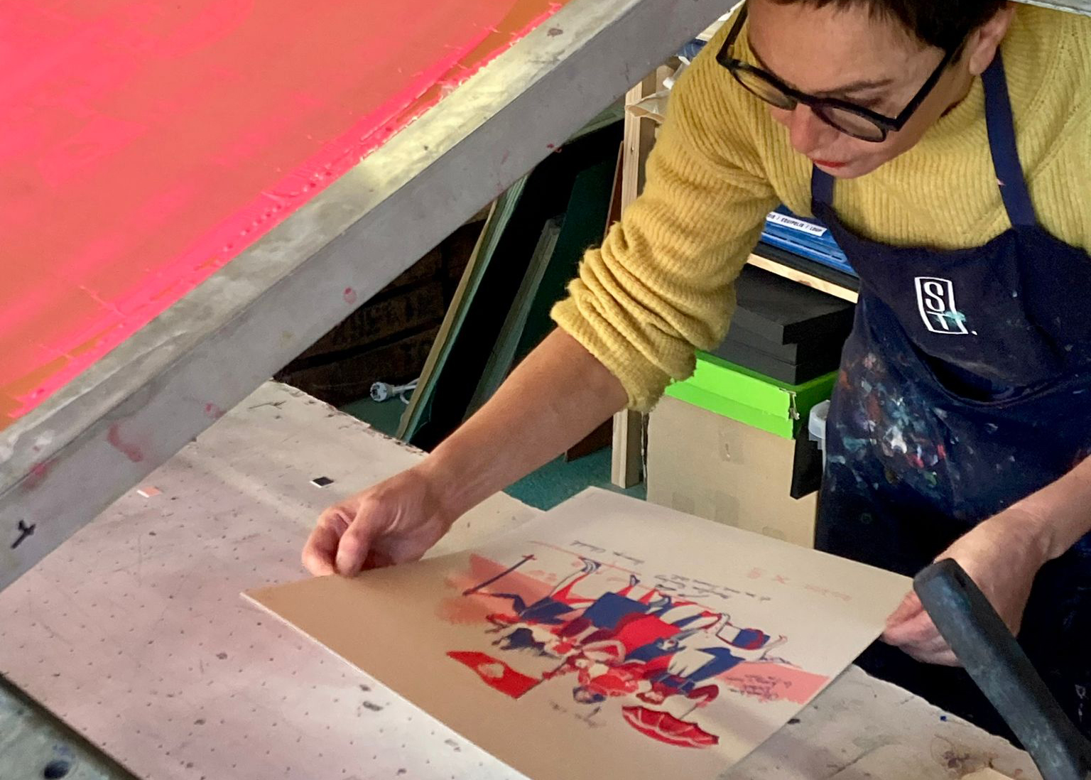 Atelier de sérigraphie - La Friche